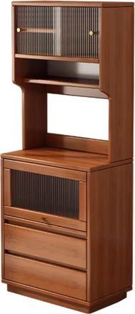 Generic K&uuml;chenanrichte, Besteckschrank und K&uuml;chenschrank mit Zwei Schubladen, Klappt&uuml;ren und Einer Arbeitsplatte. Geeignet for K&uuml;che, Esszimmer und Wohnzimmer