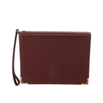 Cartier Pre-owned Cuir pochettes-minaudieres - Femme - Pre-owned - Rouge - Taille: ONE Size