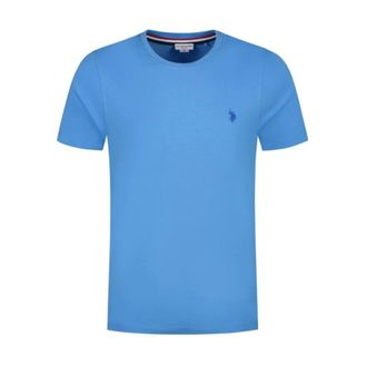 U.S.Polo Association U.s. Polo Assn., Homme, Tops, Bleu, Taille: 3XL T-shirt Logo en Coton