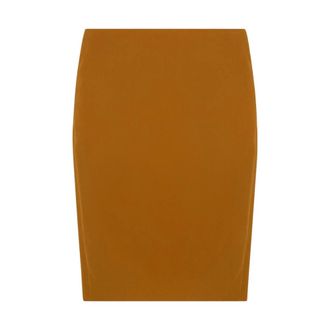 Saint Laurent Jupe Stretch - - Skirts - Damen - Orange - M