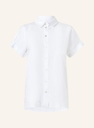 Maerz Maerz Muenchen Hemdbluse Aus Leinen weiss