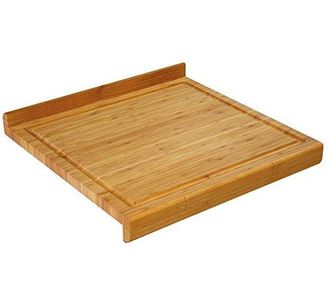 Zassenhaus Arbeitsbrett aus Bambus in der Farbe Natur, Maße: 39cm x 39cm x 4,5cm, 054101, Braun