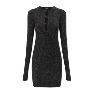 Amiri Kleid mit Lurexfaden - - Dresses - Damen - Schwarzk - S