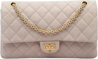 Chanel Sac bandouli&egrave;re classique double rabat Pre-owned - Femme - Pre-owned - Beige - Taille: ONE Size