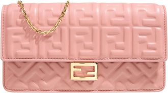 Fendi Crossbody Bags - Wallet On Chain Baguette - Gr. unisize - in Gold - f&uuml;r Damen