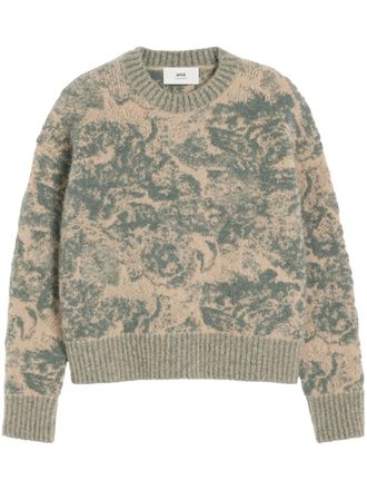 Ami pull à motif en jacquard - Tons neutres