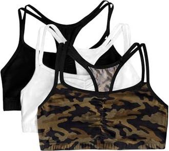 Fruit Of The Loom Soutien-Gorge de Sport pour Femme., Petite Modern Camo/White/Black, 42