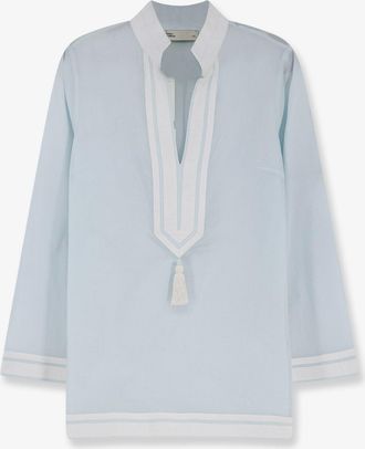 Tory Burch Cotton Tory Tunic Shirt - TORY BURCH - gender_Woman