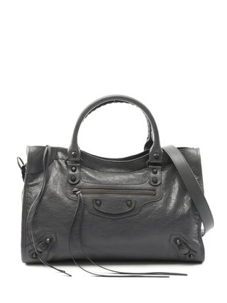 Balenciaga cabas City médium à anse tressée (années 2020) - Gris