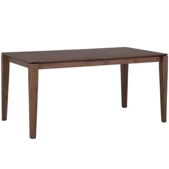 Beliani Beliani - Esstisch Dunkle Walnuss 90 x 160 cm Holzfurnierte mdf Platte Matt Rechteckig Klassisch