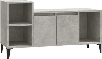 vidaXL Vidaxl - TV-Schrank Betongrau 100x35x55 cm Holzwerkstoff