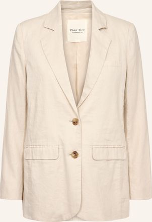 Part Two Leinenblazer beige