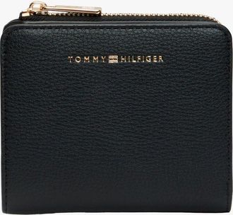 Tommy Hilfiger Portefeuille zipp&eacute; &agrave; logo effet cuir