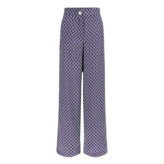 Guess Logo Print Hose - - Trousers - Damen - Blau - XS