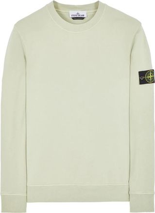 Stone Island Homme, Sweatshirts et sweats &agrave; capuche, Vert, Taille: M SweaT-shirt ras du cou