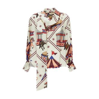 Alberto Biani Femme, Blouses et Chemises, Beige, Taille: 36 FR Mm863Se320411 Blouse