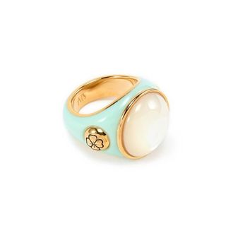 Aur&eacute;lie Bidermann Bague Dysie en laiton et plaqu&eacute; or