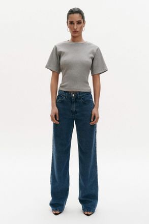 Benu graues geknotetes Damen-T-Shirt