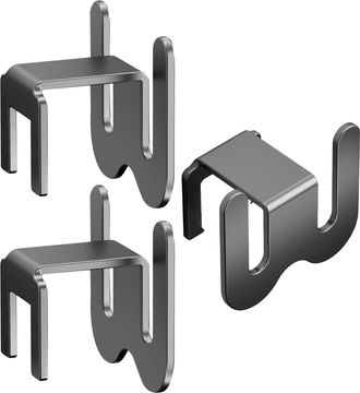 BESPORTBLE 3 St&uuml;ck Wandmontierter Pantoffelhalter aus Robustem Kunststoff Platzsparender Schuhorganizer f&uuml;r Badezimmer und Eingangsbereich Selbstklebende H&auml;ngeau