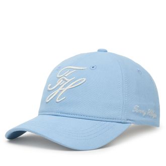 Tommy Hilfiger Cap Tommy Hilfiger Logo Embroidery Baseball Cap AW0AW18338 Blau