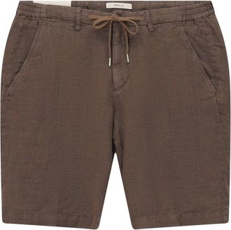 BRIGLIA 1949 Homme, Shorts, Brun, Taille: 2XL Tailored Linen Shorts