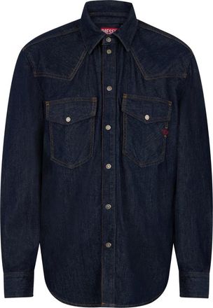 Diesel Homme, Chemises, Bleu, Taille: 2XL D-Ocean Denim Shirt