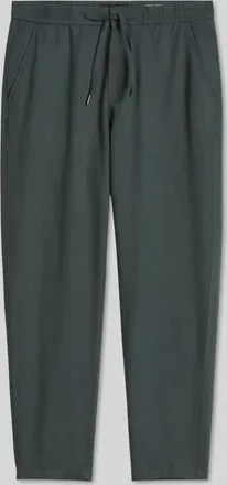 Marc O'Polo Relaxed Fit Hose aus Baumwolle-Leinen-Mix mit Tunnelzug Modell BELSBO