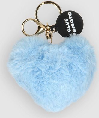 Blue Tomato Heart Bag Charm light blue