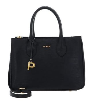 Picard sac &agrave; main sac &agrave; &eacute;paule bandouli&egrave;re Calais Shopper Schwarz noir