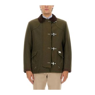 Fay Veste 4 Boutons - Homme - Vestes - Vert - Taille: XL