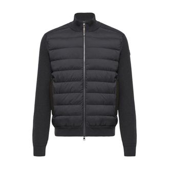 Moncler Cardigan zipp&eacute; Edit bleu marine - Homme - Pulls - Bleu - Taille: 2XL