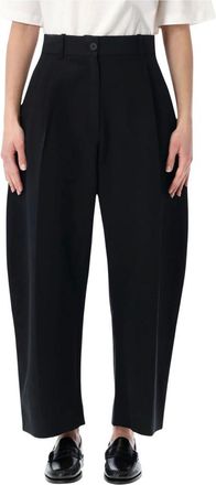 STUDIO NICHOLSON Femme, Pantalons, Noir, Taille: 38 FR Minos Pleated Pant