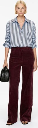 Arket Weite Cordhose -Rot