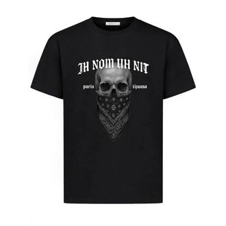 Ih Nom Uh Nit Skull 20 Print T-Shirt - - Tops - Herren - Schwarzk - L