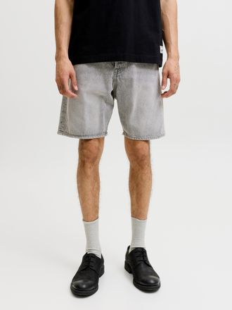 Jack & Jones Shorts JACK & JONES JJITONY JJORIGINAL SHORTS AKM 111, Herren, Gr. XL, N-Gr, grau (grau denim), Web, Obermaterial: 100% Baumwolle, unifarben, relaxed 