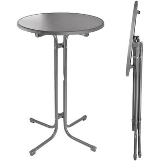 Dema Dema - Stehtisch Bistrotisch Treviso klappbar Anthrazit Gartentisch Partytisch
