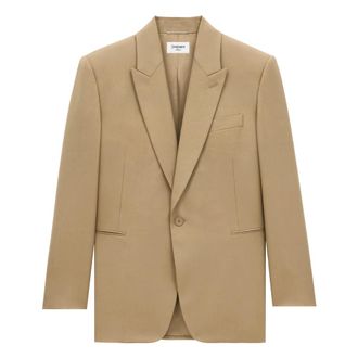 Saint Laurent Herren, Jacken, Beige, MGr&ouml;&szlig;e