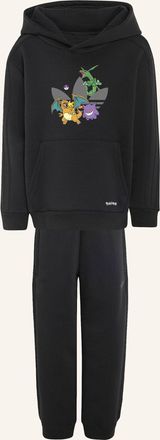 adidas Originals Adidas Originals Sweatset Mit Kapuzenpullover Pokemon schwarz