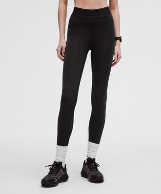 lululemon Legging License to Train taille haute Logo pour Femmes - 64 cm - Taille 14