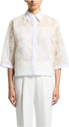 PESERICO Damen, Blusen & Hemden, Wei&szlig;, XLGr&ouml;&szlig;e