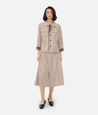 Bottega Veneta Chemise En Viscose À Carreaux - Bottega Veneta