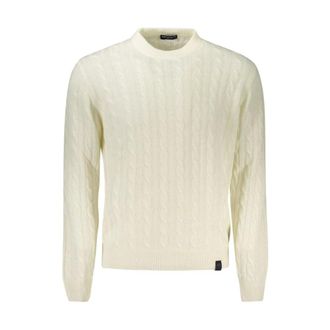 North Sails Homme, Pulls, Blanc, Taille: 2XL Pull col rond en maille torsad&eacute;e