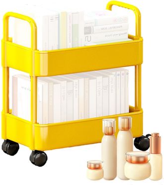 Generic K&uuml;chen-Aufbewahrungswagen - Multifunktionaler Aufbewahrungswagen, Mehrzweck-Rollwagen | Abnehmbares Mehrstufiges Mobiles Auf R&auml;dern F&uuml;r Enge R&auml;ume