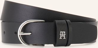 Tommy Hilfiger Lederg&uuml;rtel schwarz