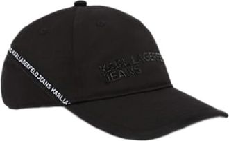 Karl Lagerfeld Nylon Tape Cap Casquette, Noir, Taille Unique Hommes