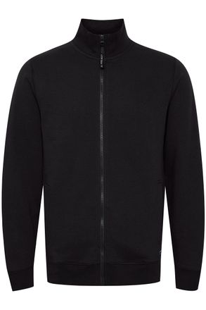 11 Project Sibelius Herren Sweatjacke Cardigan Jacke mit hochabschlie&szlig;endem Kragen, Gr&ouml;&szlig;e:L, Farbe:Black (194007)