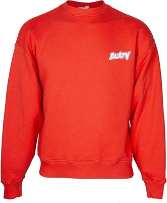 Autry Femme, Sweatshirts et sweats &agrave; capuche, Rouge, Taille: 40 FR Main SweaT-shirt