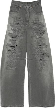 Maison Margiela Femme, Jeans, Gris, Taille: W26 Wide Jeans