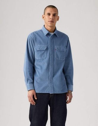 Levi's Classic - Chemise utilitaire en velours c&ocirc;tel&eacute; - Bleu coucher de soleil neutre