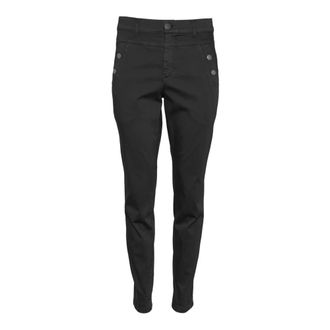 2-Biz Pantalon Noir Taille Haute Karcemona - Femme - Pantalons - Noir - Taille: 40 FR